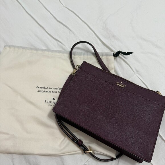 kate spade | Bags | Kate Spade Maroon Crossbody Bag | Poshmark